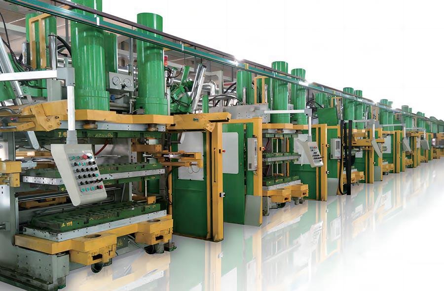 Track molding&curing press from China-Delphygroup