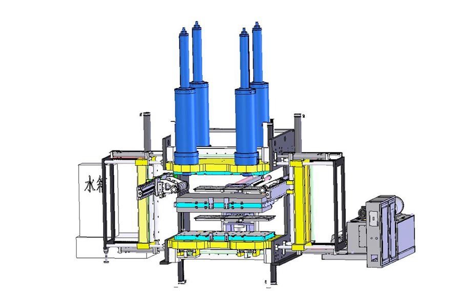 Track molding&curing press from China-Delphygroup